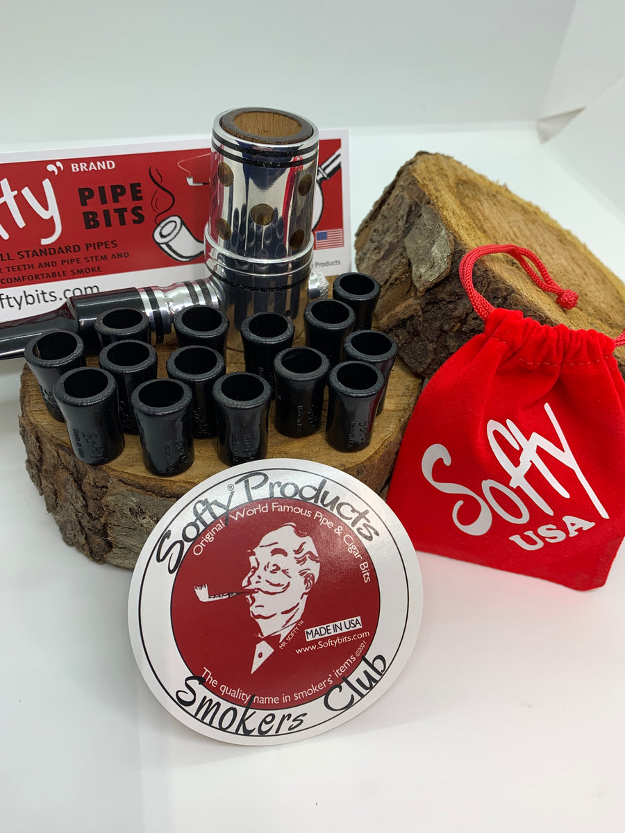 Softy large 11 mm. rubber tobacco pipe bits (14 pc. pack) – Softybits